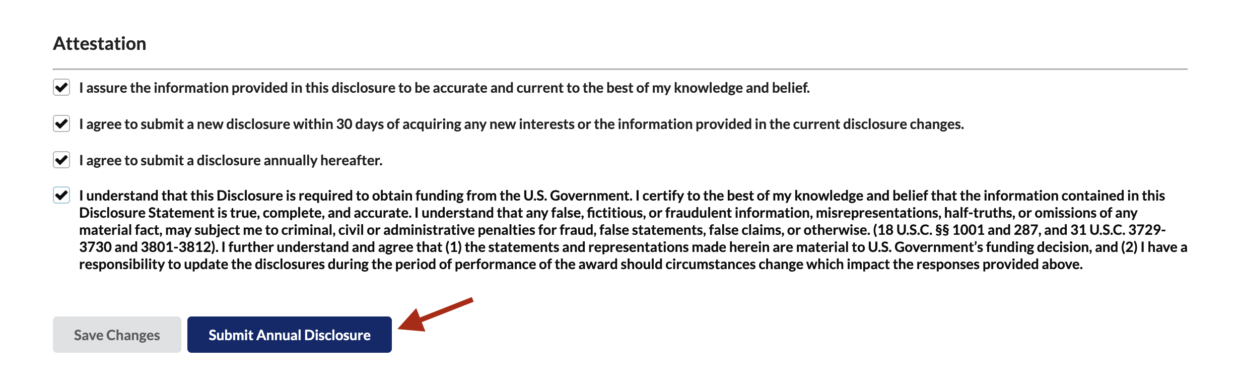 How to Complete an Annual Disclosure | Research Administration Help